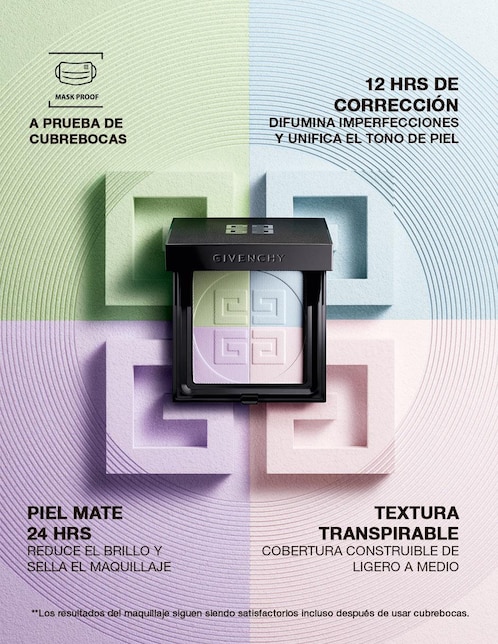 Polvo compacto traslúcido Givenchy Prisme Libre Polvo compacto 9