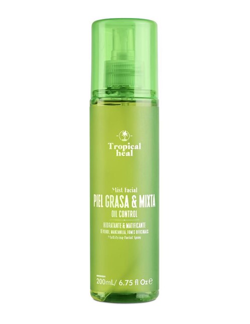 Tónico facial mist para piel grasa y mixta - oil control Tropical Heal ...