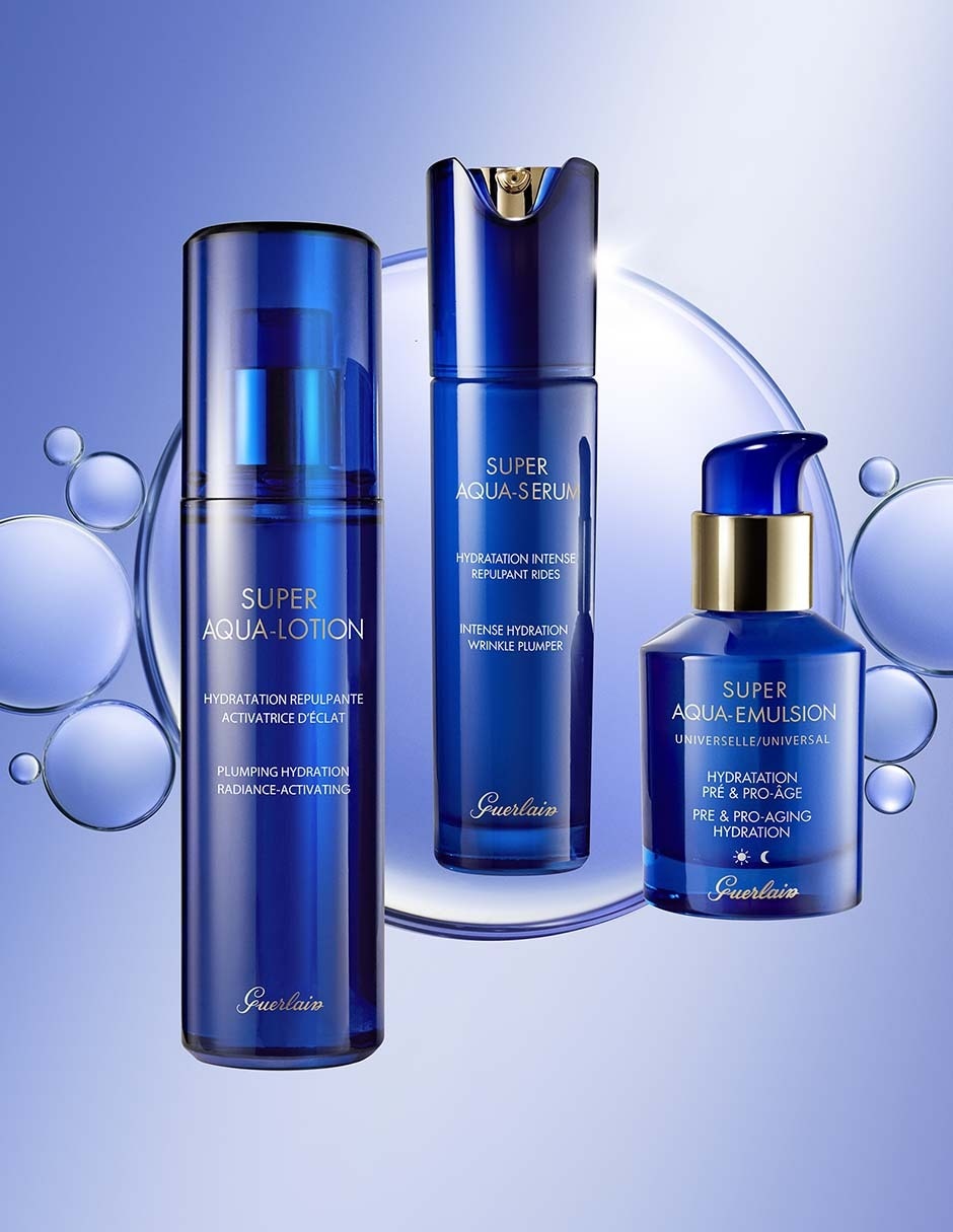 Sérum antiedad facial Super Aqua Serum Guerlain todo tipo piel | Gran ...