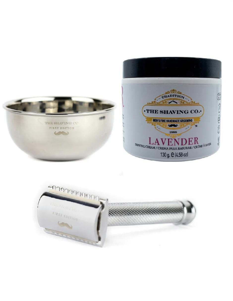 Set de afeitado The Shaving Co de 3 piezas